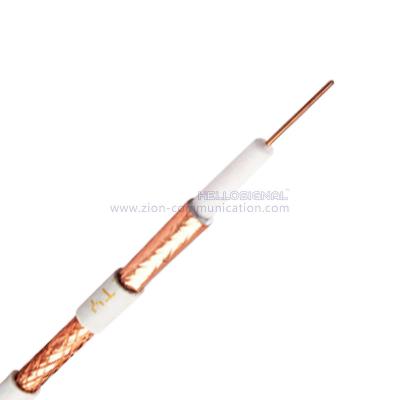 China CT100 CPE PVC 75 Ohm CATV coaxial Cable for sale