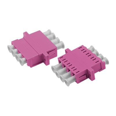 Cina Adattatore per saldatura asimmetrica LC OM4 QUAD con flangia in vendita