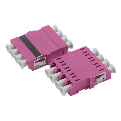 中国 LC OM4 QUAD 溶接対称型アダプタ フランジなし 販売のため