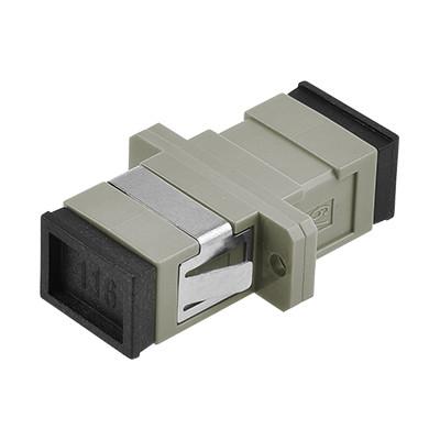 China Adaptador de soldadura SC MM SX con adaptador/acoplador de fibra óptica de brida en venta