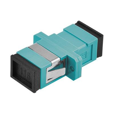 China Adaptador de soldadura SC OM3 SX con adaptador/acoplador de fibra óptica de brida en venta