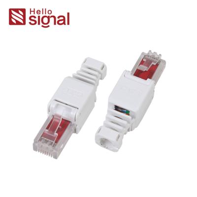 China PC CAT6 sin blindaje sin herramientas RJ45 sin anillo fijo ZC-688Y-C6 en venta