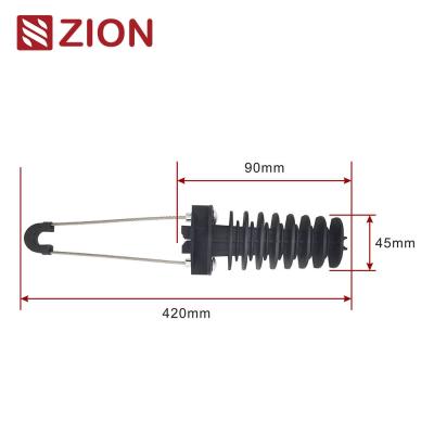China ZCPGC-05 - FTTX ADSS High Strength Tension Anchor Clamp for Fiber Overhead Wire Cable Suspension for sale