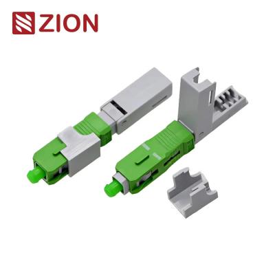 China Ftth ZCSC11-A50 SC APC Fast Field Assembly Connector for sale