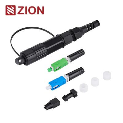China ZCSC21MW SC21 SC Fast Connect Fiber Connectors Mini Waterproof for sale