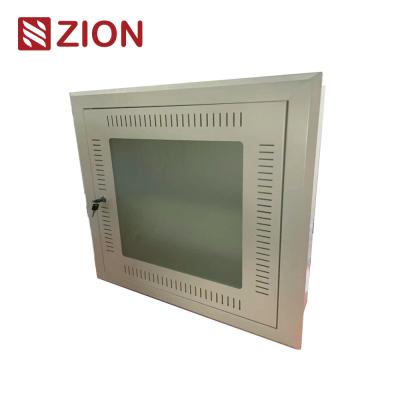 China ZM Flush Mount Wall Cabinet with Flush Wall-Mount Structure IP20 Protection and 60kg Loading Capacity for FTTx Deployments for sale