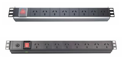 China ZION Standard Rack PDU with 1U Form Factor Aluminium Housing and 60kg Loading Capacity for Data Centers for sale