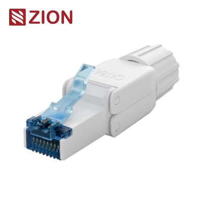 China CAT6A RJ45 UTP Toolless Plug for sale