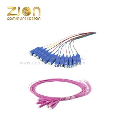 China Fibre Optic Pigtails ST SC LC FC D4E2000 MU Cable Patch Cord for sale