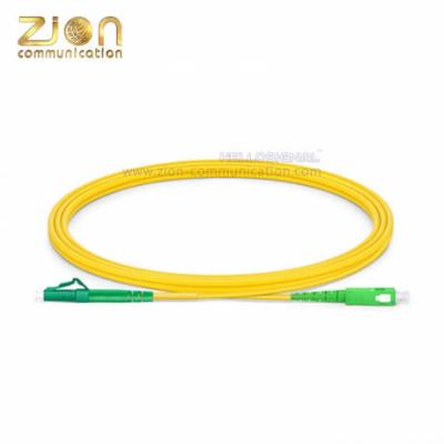 SC APC 단순 G.652.D 단일 모드 PVC 2.0mm 2m 길이 FOPC에 LC APC