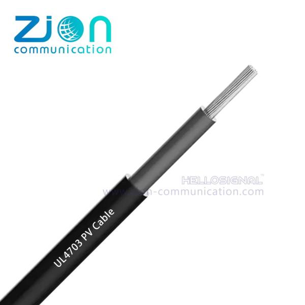 12AWG 90℃ Dry and Wet 600V Sun Res -40℃ VW-1 (UL4703)  Solar Cable