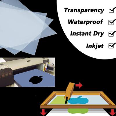 China A4 Printable T Shirt Heat Transfer Pet Film DTF PET Film For Inkjet Printer Te koop