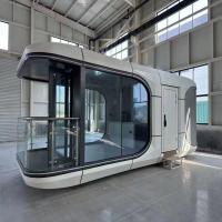 China Environmental Protection Mobile Tiny Hotel Prefabricated Space Capsule Container House for sale