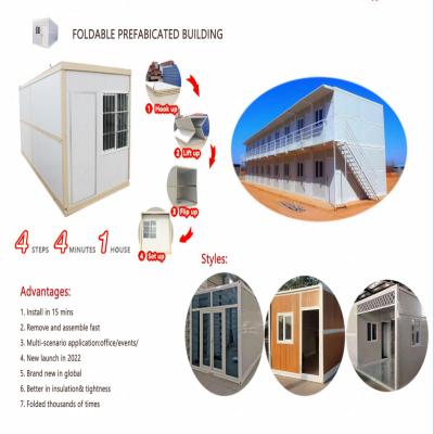 Cina 20ft portabile pieghevole prefabbricato casa contenitore pieghevole in vendita