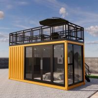 China Expandable Prefabricated Container House With Sandwich Panel for sale