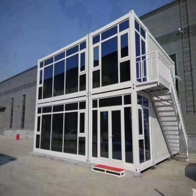 Cina Struttura in acciaio 2 piani casa prefabbricata contenitore per ristorante di lusso e ufficio in vendita