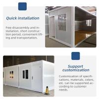 China Customized Color Mini 20ft Container House for Office Workshop Warehouse Construction for sale