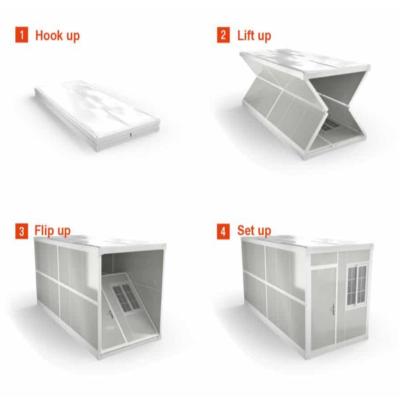 Cina Ufficio a contenitori pieghevoli per case prefabbricate di lusso e case mobili modulari in vendita