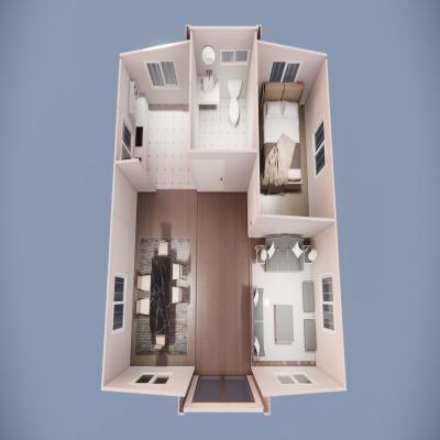 Cina Casa di container prefabbricata espandibile con 2023 case di lusso modulari moderne da 20 piedi a 40 piedi in vendita