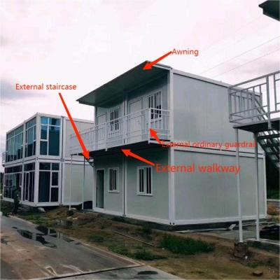 Cina Progettazione grafica Case prefabbricate da 40 piedi Container Spedizione Casa piccola in case prefabbricate di lusso in vendita
