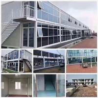 China Portable Restaurant Container Homes Foldable Prefab Kits for Modular Stackable Houses for sale