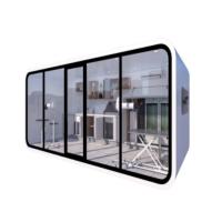 China Hotel Prefab Modular Mobile Shipping Container House Utilizing Galvanized Steel Frame for sale