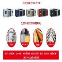 China Electro Galvanized Steel Structure Foldable Expandable Container House for Hotel for sale