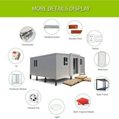 Cina Casa in container espandibile da 40 piedi con bagno completo e colore bianco o personalizzato in vendita