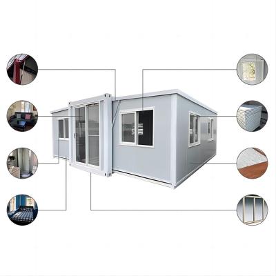 Cina Villa Living Standard Luxury Modular 2 camere da letto Casa in container espandibile con bagno in vendita