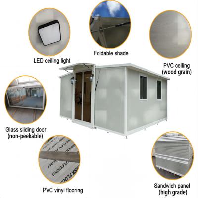 Cina Mobile Living Container House con 2 camere da letto e 1 bagno in progettazione prefabbricata in vendita