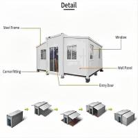 China Online Technical Support Prefabricated Expandable Container House with Two Bedrooms for sale
