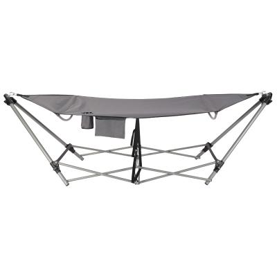Cina Traditional Garden Furniture Camping Heavy Duty Hammock Bed with Stand Features Deluxe Pillow and Storage Pockets in vendita