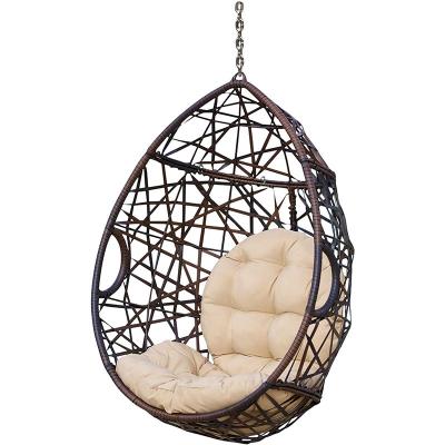 Cina The traditional graceful teardrop shape rattan chair encapsulates you in its comfortable structure and gives you maximum comfort to lounge around in vendita