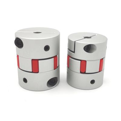 China Flexible Clamping Aluminum Alloy Shaft Coupling Multi Size Customized for sale