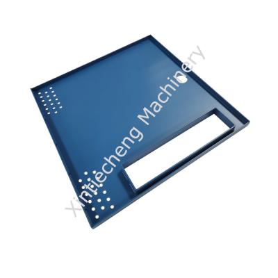 Cina Piatto perforato blu scuro di trattamento di superficie del metallo dei pezzi meccanici disponibili in vendita