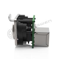 China Cat 5e Rj45 Ethernet Chassis Connector D Shape Panel Industrial for sale