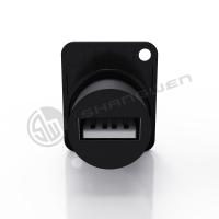 China Ip65 Waterproof Panel Mount Connector 4 Pin Audio Video Connector For Data Cable for sale