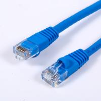 China Cat5E Cat 6 Cat6a UTP Ethernet Patch Cable Round For Communicate for sale