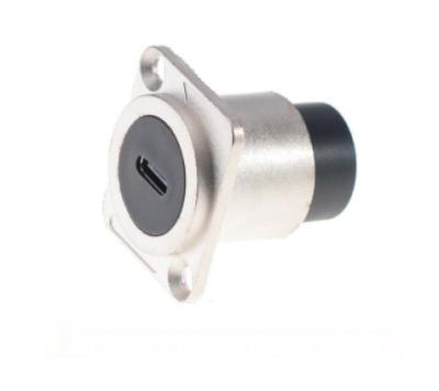 China USB TYPE C Zinc Alloy Square Data Connector Dustproof Audio Data Connector for Industrial Electronics Accessories for sale