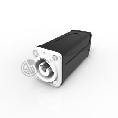 China Polyamide Shell Locking 3 Pole Adapter Male Power Connector Perfect for Industrial Electronics Applications for sale