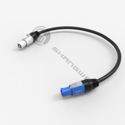 China Polyamide Shell Locking 3 Pole Adapter Male Power Connector Perfect for Industrial Electronics Applications for sale