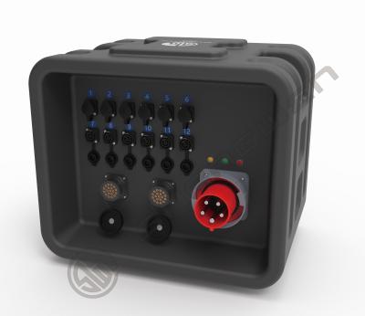 Cina Box di distribuzione di potenza della luce professionale 12 canali con 19 pin Socapex in vendita