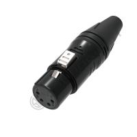China IP40 5 Pin XLR Panel Mount for sale