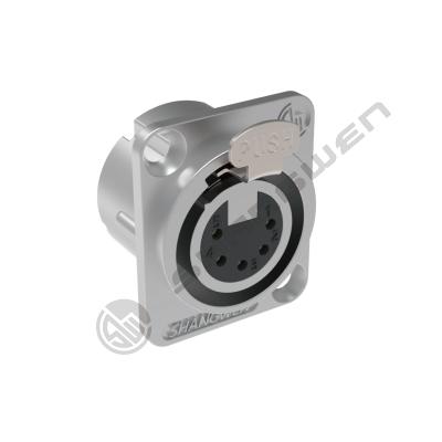 Κίνα Γυναικείο Μίνι 5-Pin XLR Audio Connector Indoor IP40 Shell για καλώδιο ήχου μικροφώνου προς πώληση