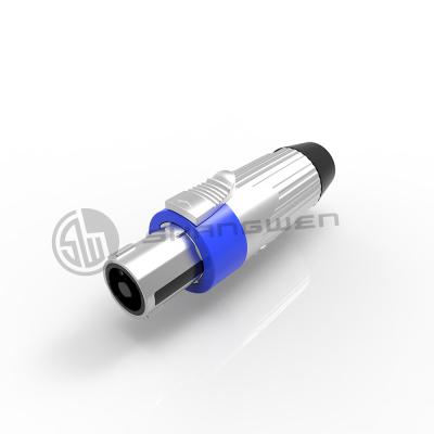 Cina Cassa in metallo all'ingrosso 4 pin altoparlante plug waterproof Speakon connettore femminile in vendita