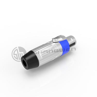 Cina Cassa in metallo all'ingrosso 4 pin altoparlante plug waterproof Speakon connettore femminile in vendita