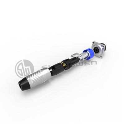 Cina Cassa in metallo all'ingrosso 4 pin altoparlante plug waterproof Speakon connettore femminile in vendita