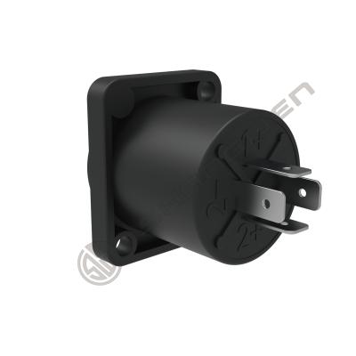 中国 直角音箱 2ホールパネル 固定 溶接端末 HPC 4ピン スピーカー ヘンブラ オーディオ ジャック コネクタ オーディオ コネクタ 販売のため