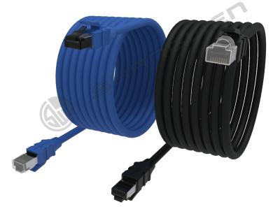 Cina CE ROHS FTP UTP SFTP Cat8 Rj45 Plug 1000ft Patch Cord Ethernet Cable Network Lan Cable Cavi di comunicazione in vendita