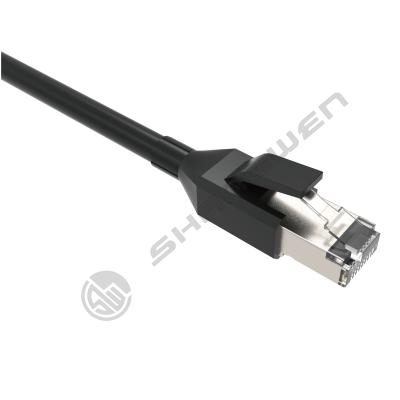 China Cat7 Shielded 10Gbps RJ45 Network Patch Cable Cord RJ45  Cat7 Customized 4pair CE UL 100% Oxygen-free Copper  Cat7 26AWG SFTP for sale